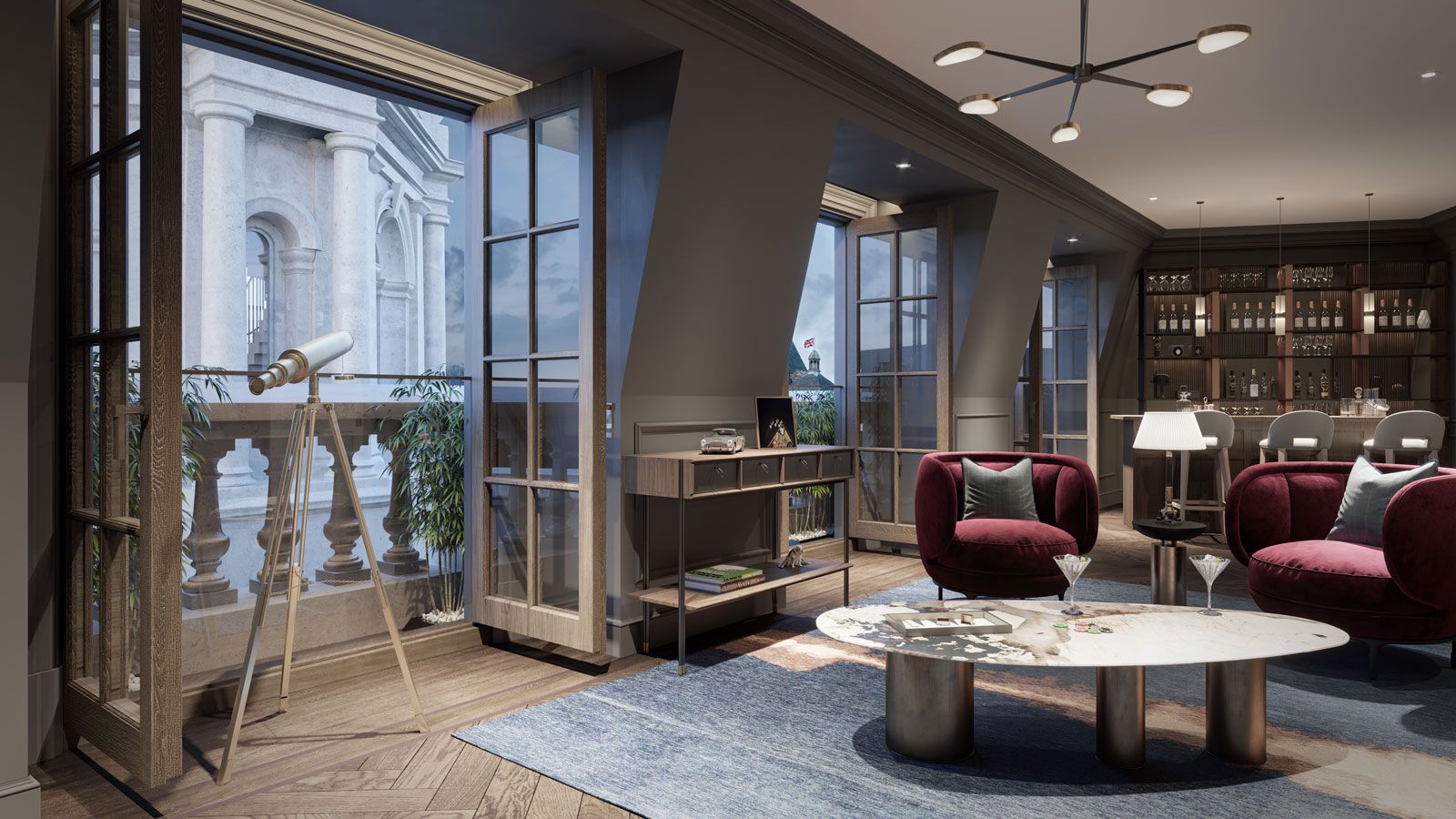 Inside London’s ultimate James Bond-inspired residence